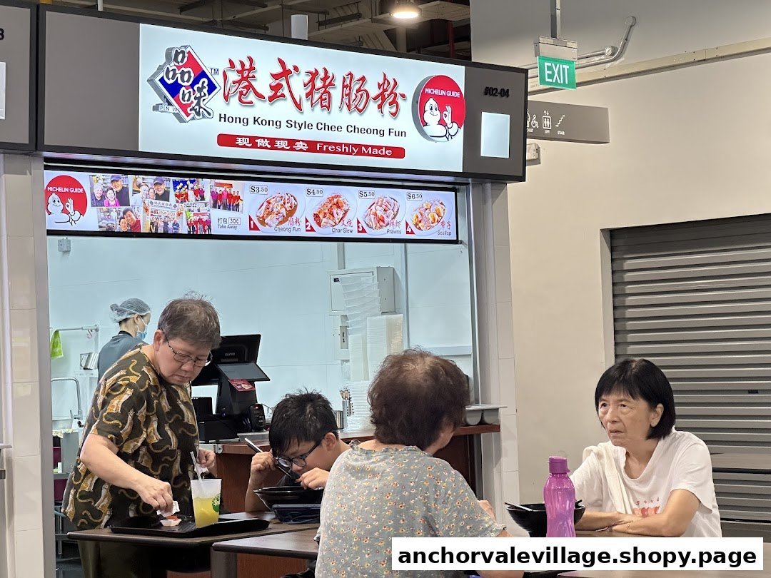 Hong Kong Style Chee Cheong Fun at Anchorvale Village