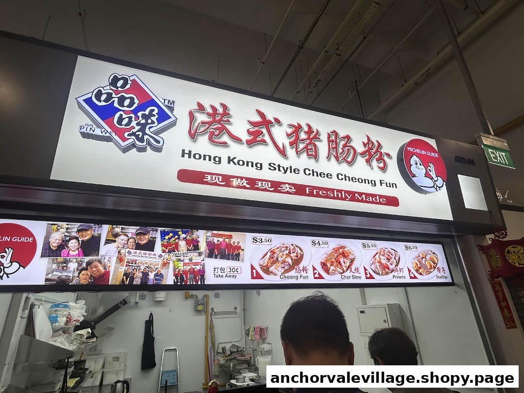 Hong Kong Style Chee Cheong Fun at Anchorvale Village