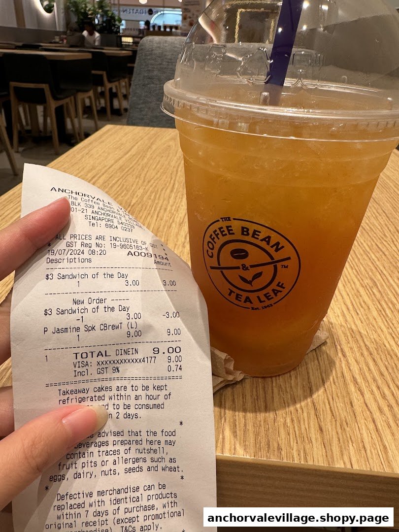 The Coffee Bean Tea Leaf at Anchorvale Village