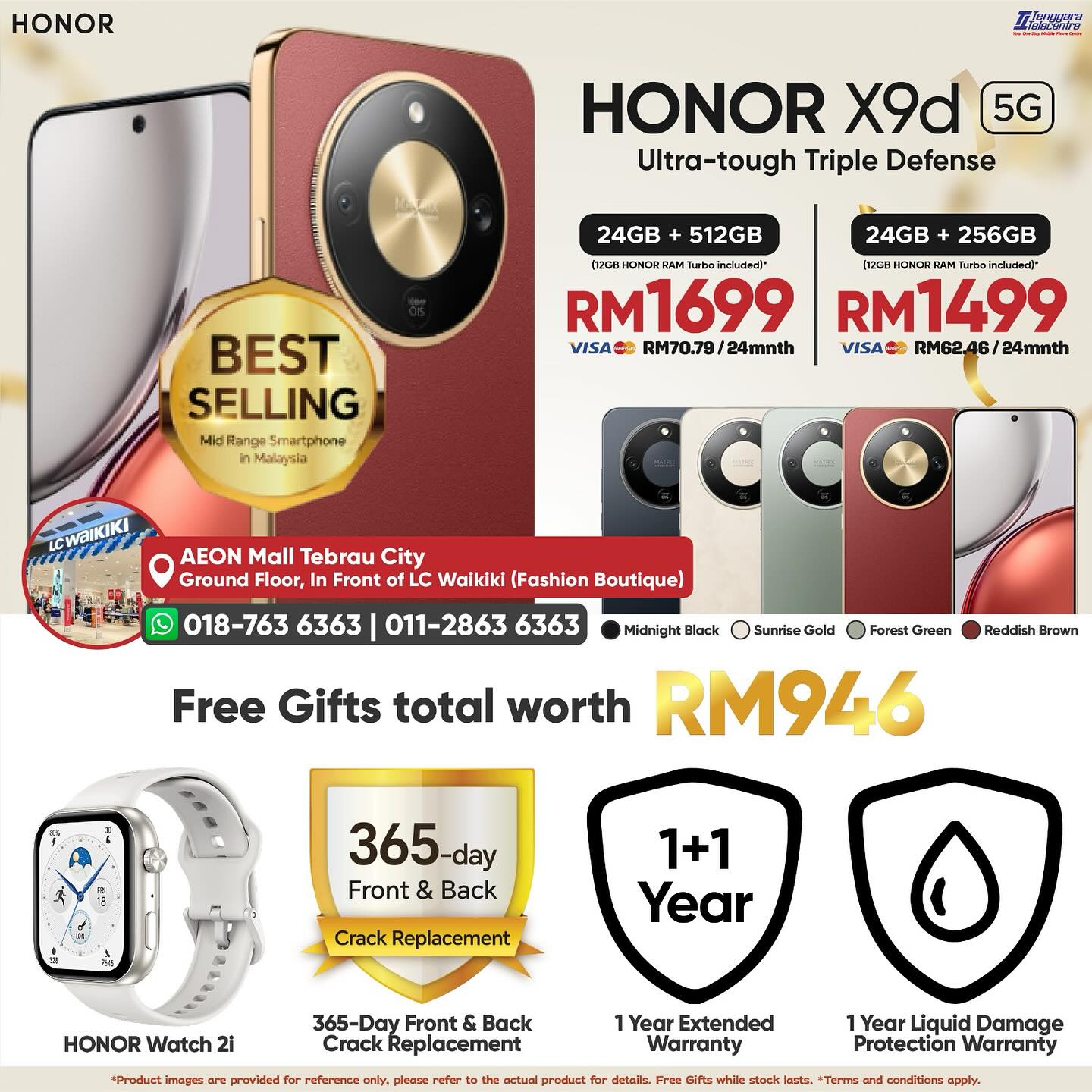 HONOR Mega Sale @ AEON Tebrau: Deals, Gifts & Lucky Draw! | AEON Mall Tebrau City News